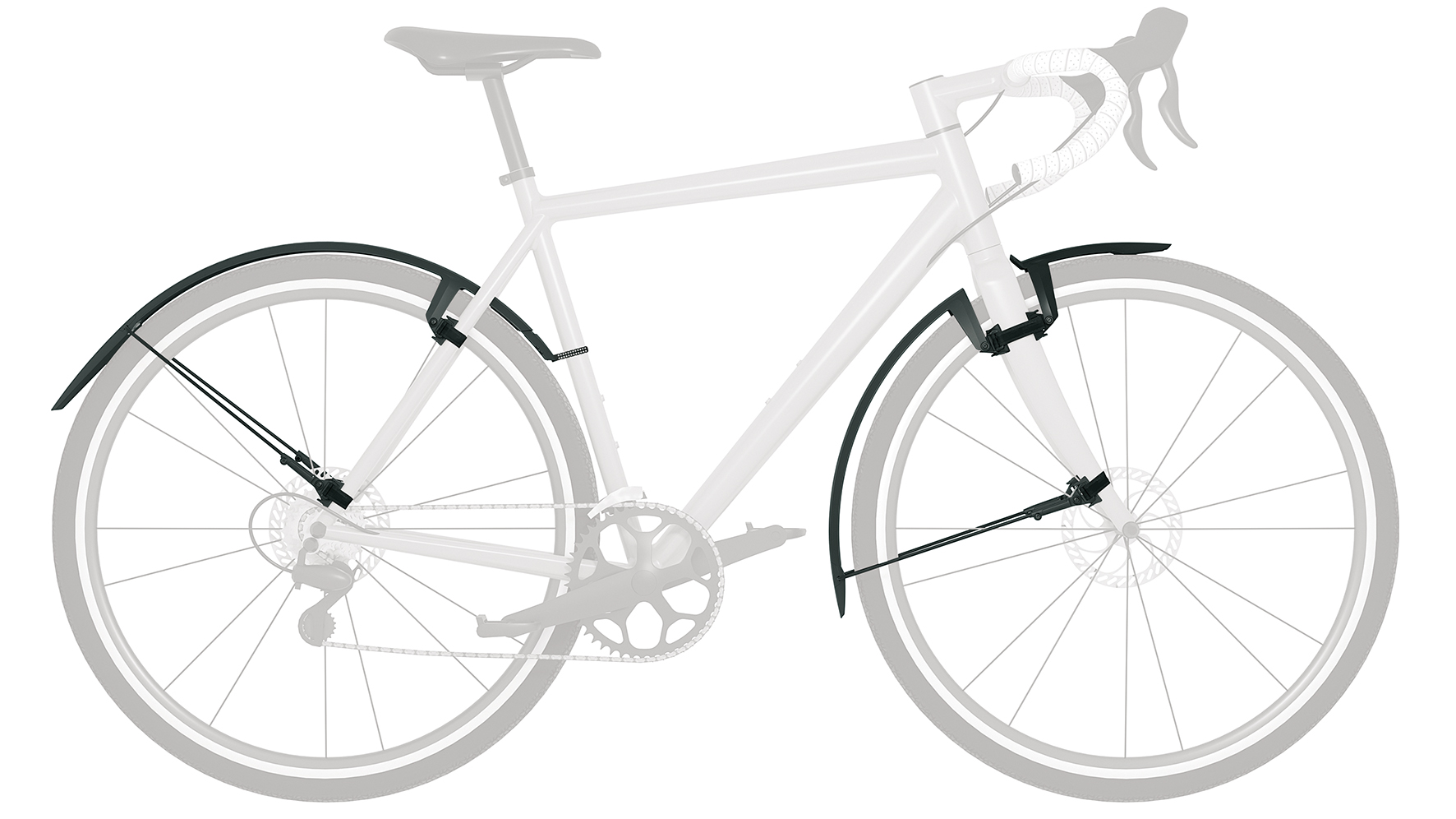 Spatborden voor racefietsen met schijfremmen - Fietsersbond