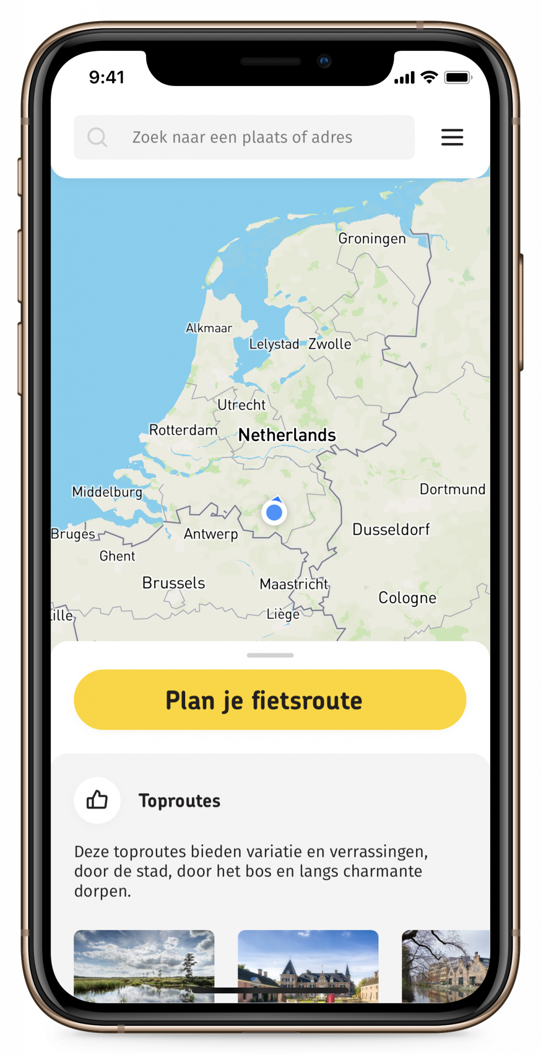 Nieuwe app van Fietsersbond Routeplanner nu te downloaden - Fietsersbond