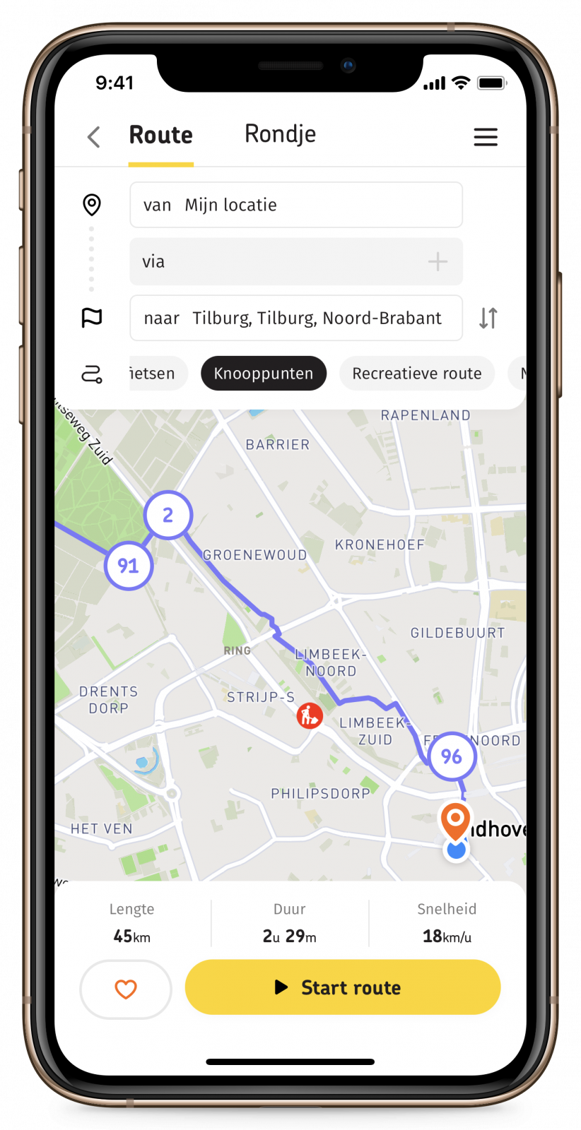 Nieuwe app van Fietsersbond Routeplanner nu te downloaden - Fietsersbond