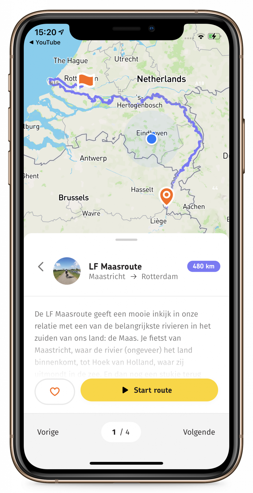 Nieuwe app van Fietsersbond Routeplanner nu te downloaden - Fietsersbond