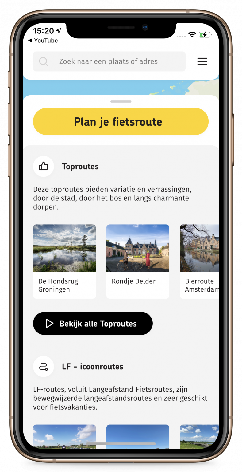 Nieuwe app van Fietsersbond Routeplanner nu te downloaden - Fietsersbond