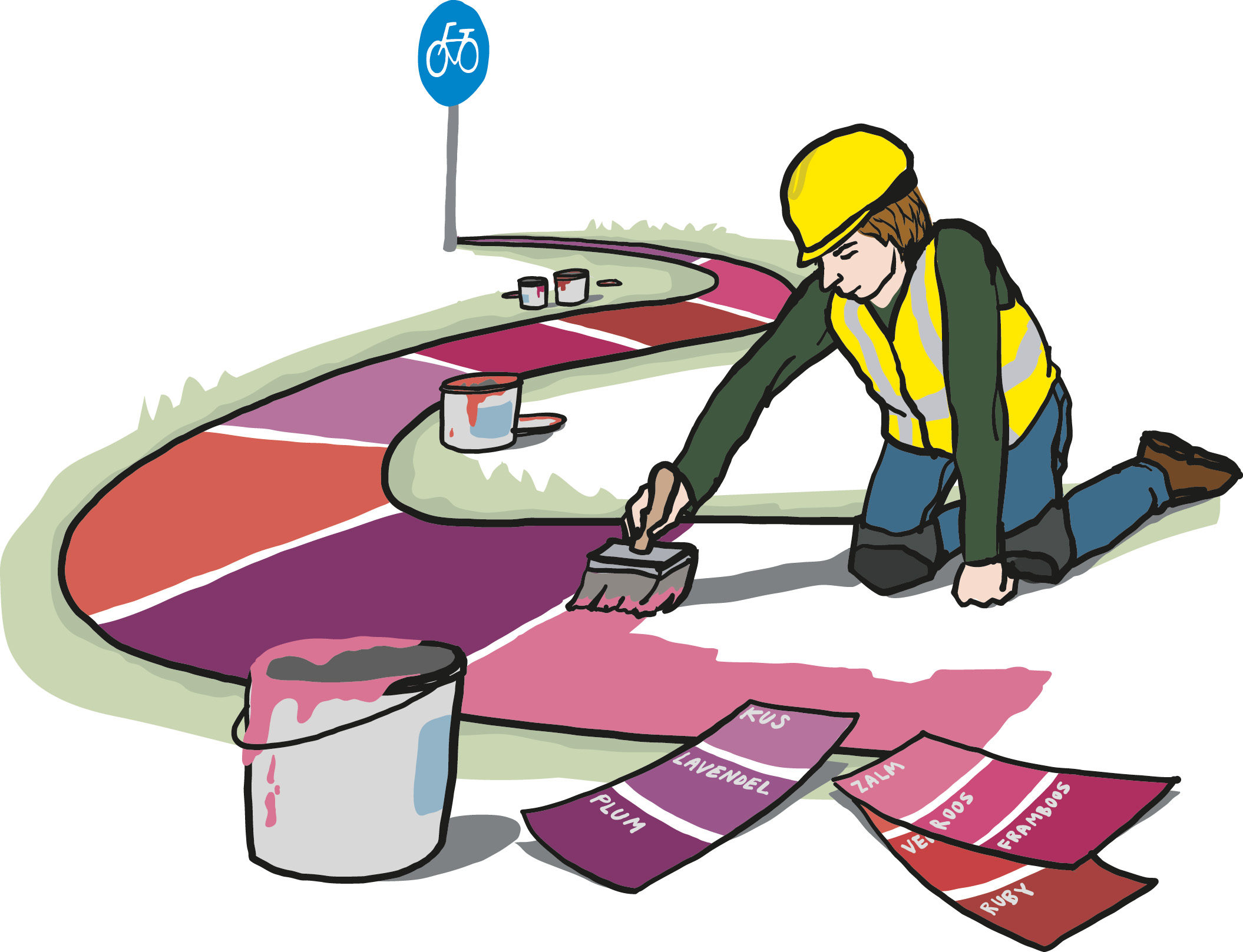 Waarom zijn fietspaden rood? - Fietsersbond